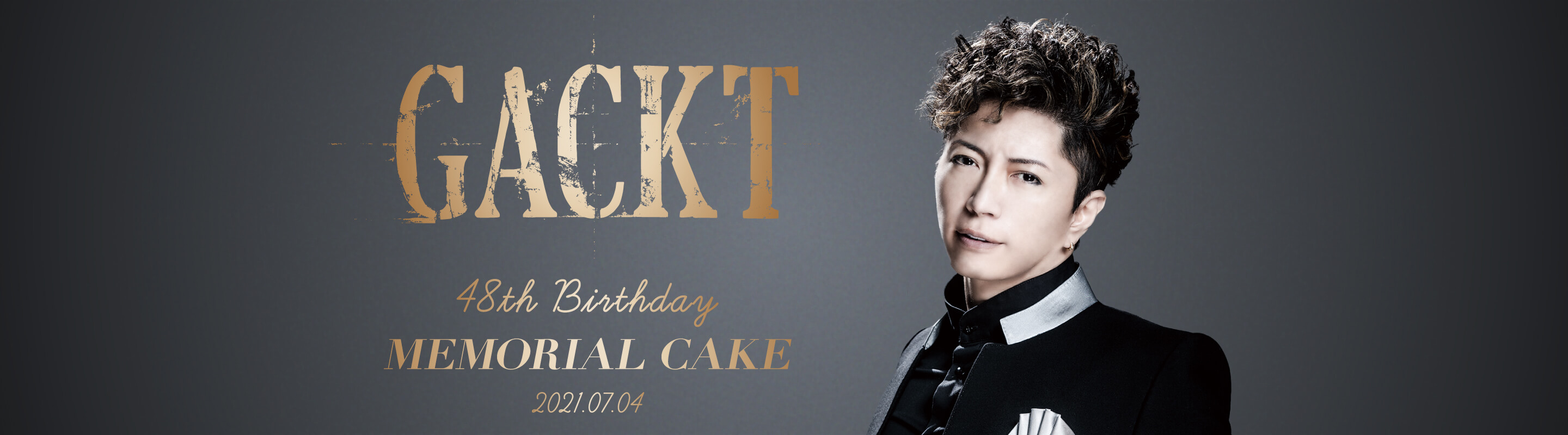 「GACKT」Birthday写真ケーキの販売！