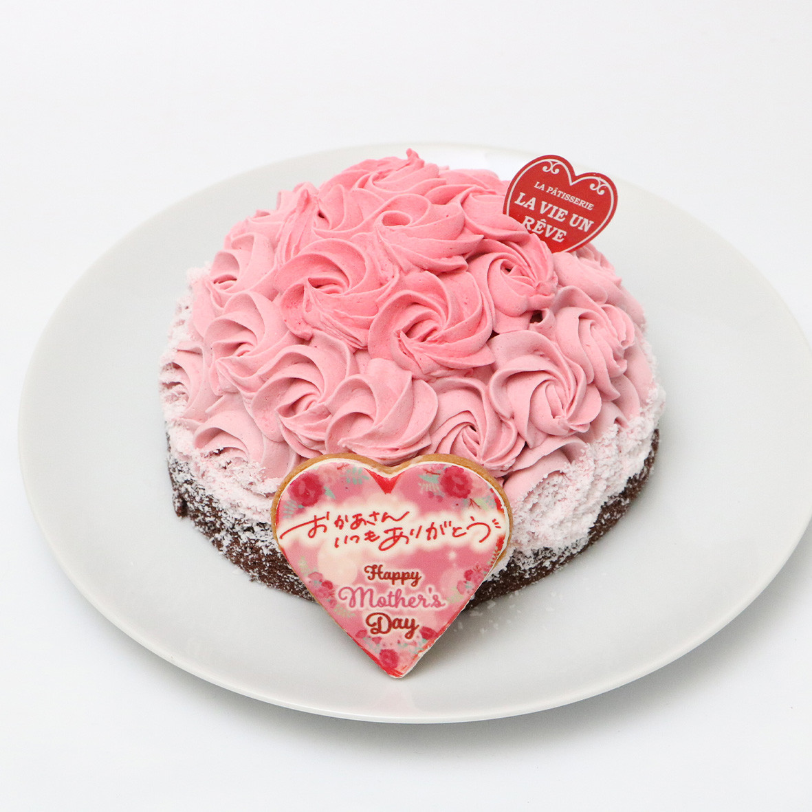 【パティスリーラヴィアンレーヴ】母の日ローズブーケケーキ 5号 の口コミ・評判 | Cake.jp