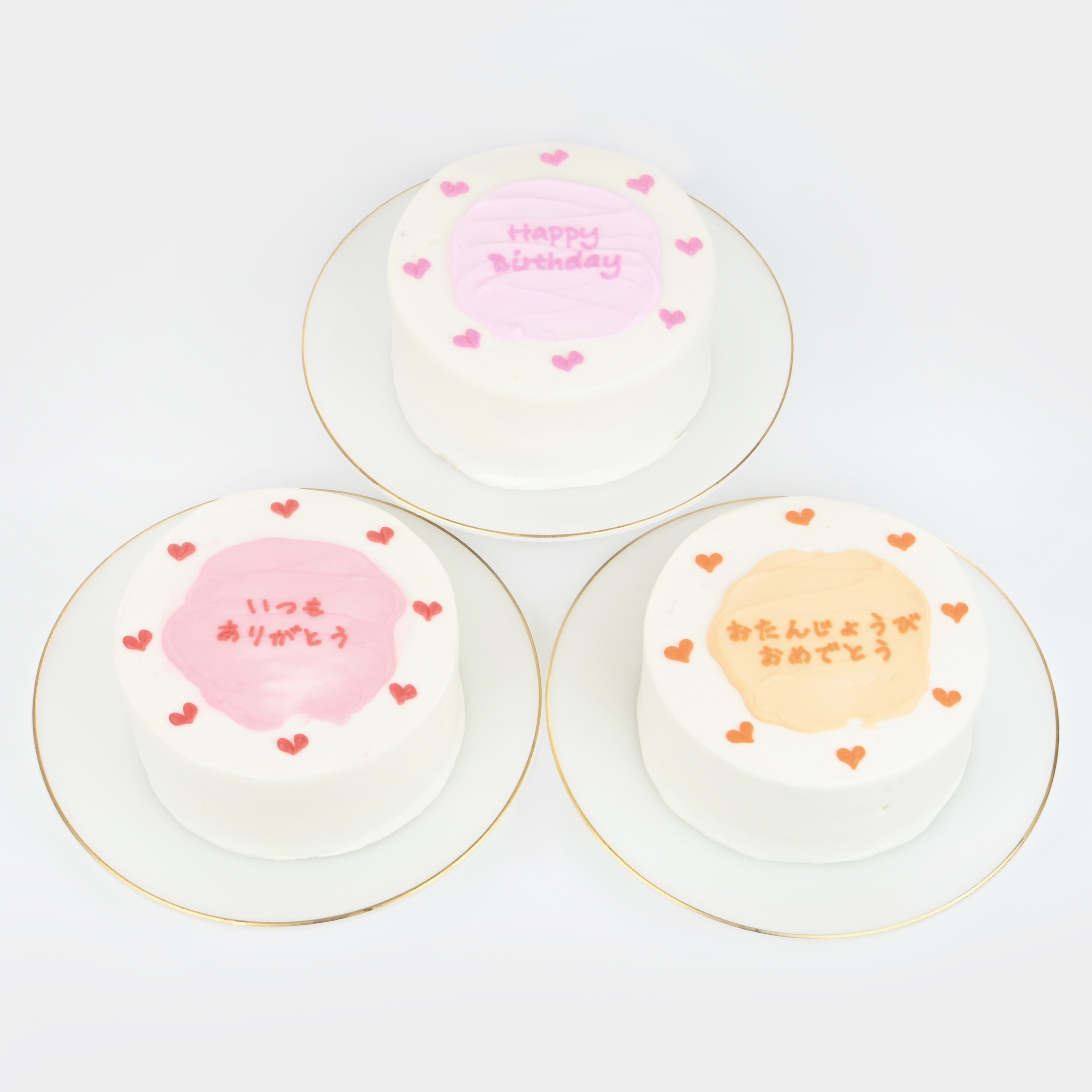 ハートフル♡センイルケーキ 選べる9色♪ 4号（Rstyle） | Cake.jp