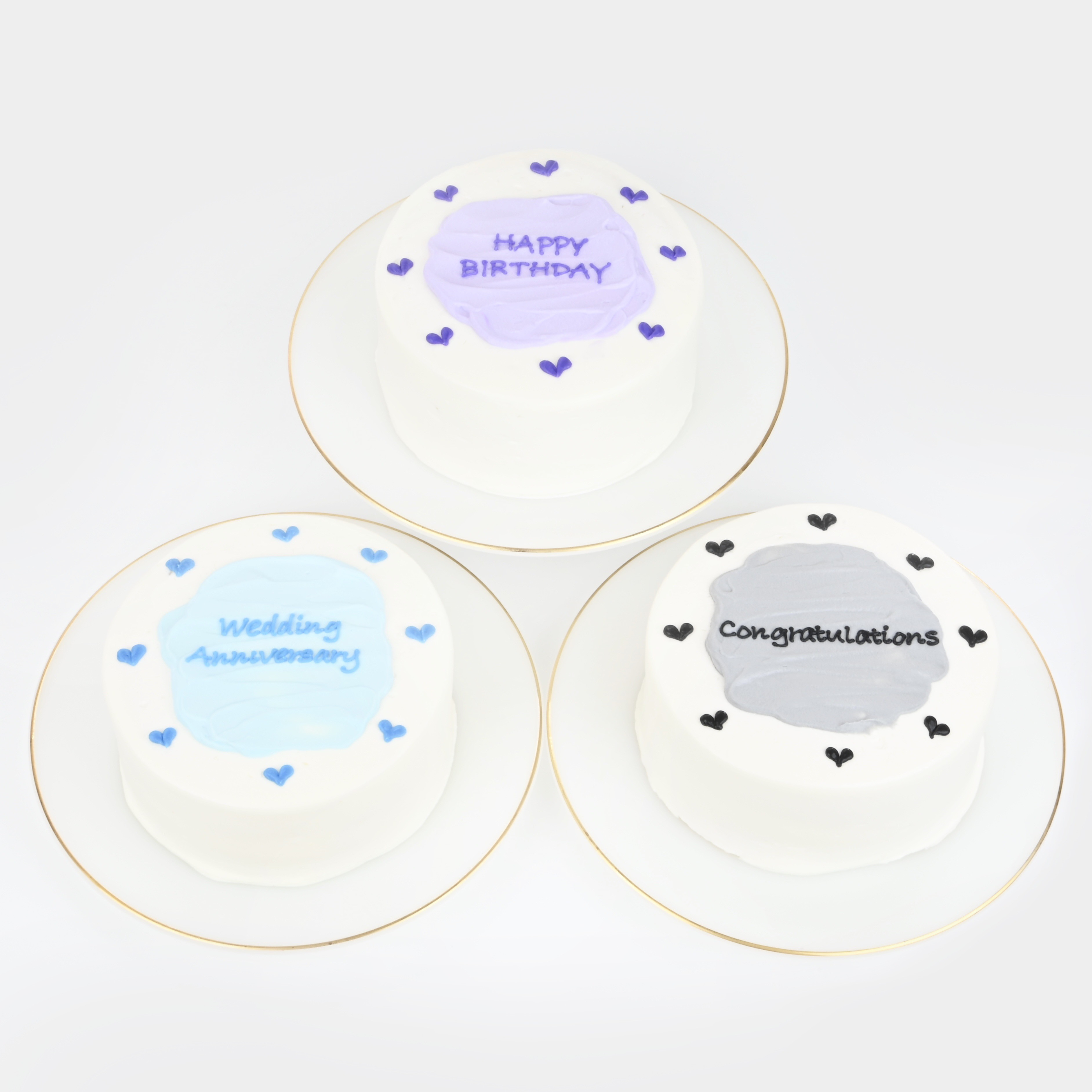 ハートフル♡センイルケーキ 選べる9色♪ 6号（Rstyle） | Cake.jp