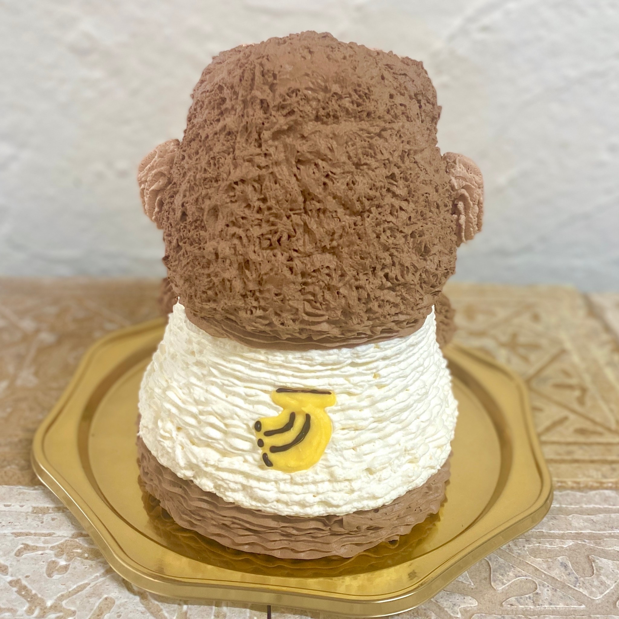 ゴリラの立体ケーキ ごりら 誕生日ケーキ 動物ケーキ 5号（Tipitinats Cakes） | Cake.jp