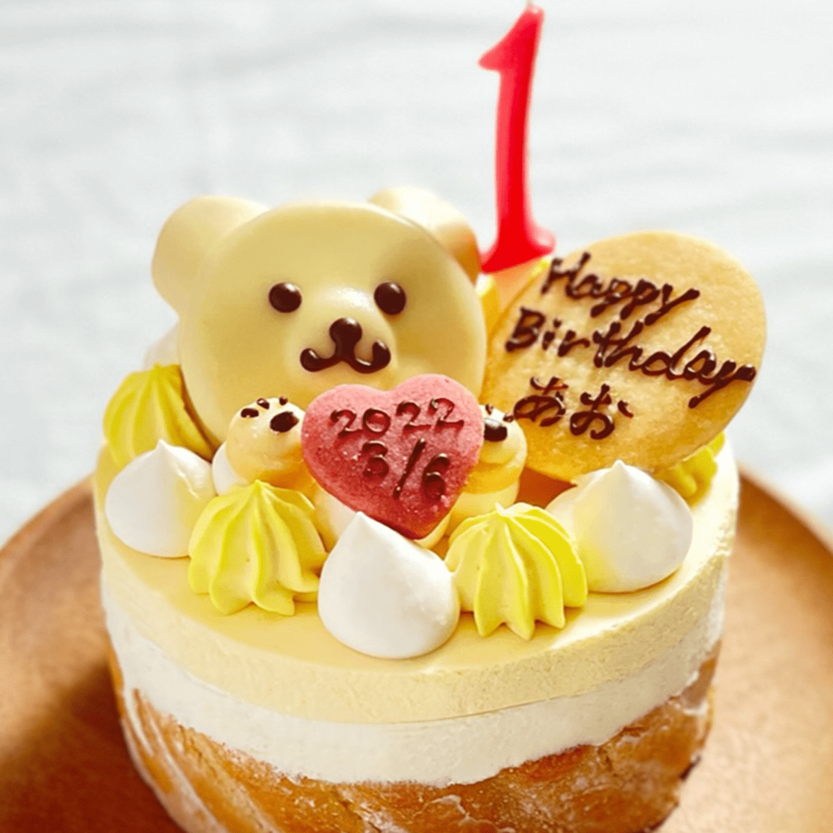 ファーストバースデーケーキ オレンジの豆乳ムース 3号 9cmの口コミ・評判詳細| Cake.jp